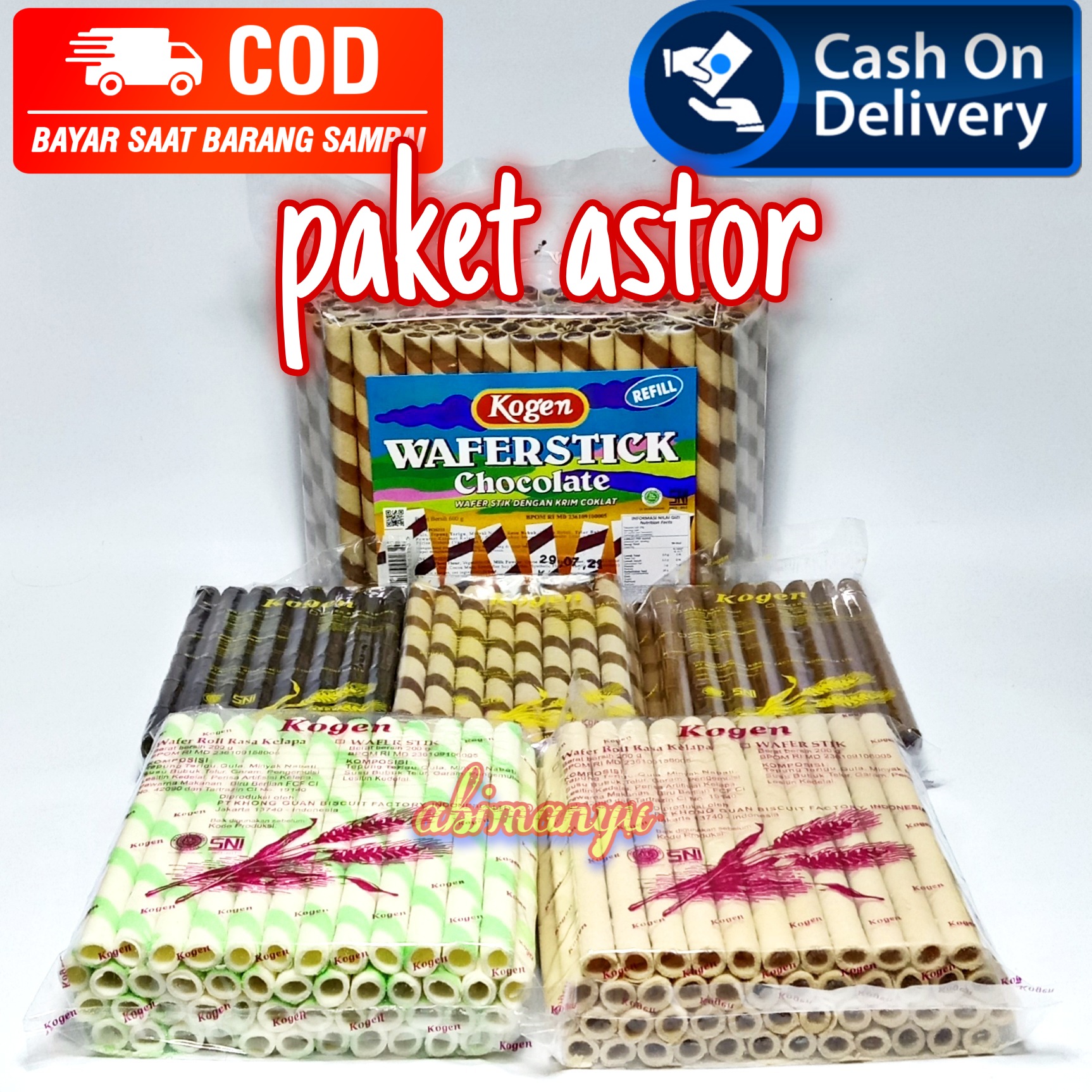PAKET ASTOR KHONG GUAN ANEKA RASA | Lazada Indonesia