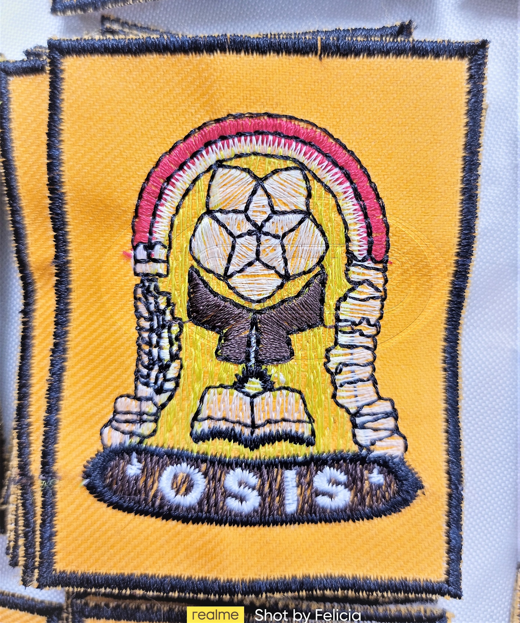Bordir Komputer Badge / Bed Logo OSIS SMP Atribut Sekolah Saku | Lazada ...