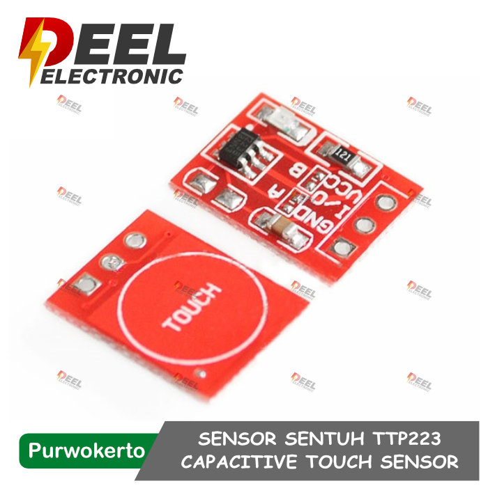 Sensor Sentuh Ttp223 Capacitive Touch Self Locking Switch Arduino