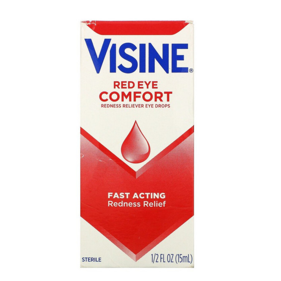 Visine Red Eye Comfort Redness Reliever Eye Drops 15 ml | Lazada Indonesia
