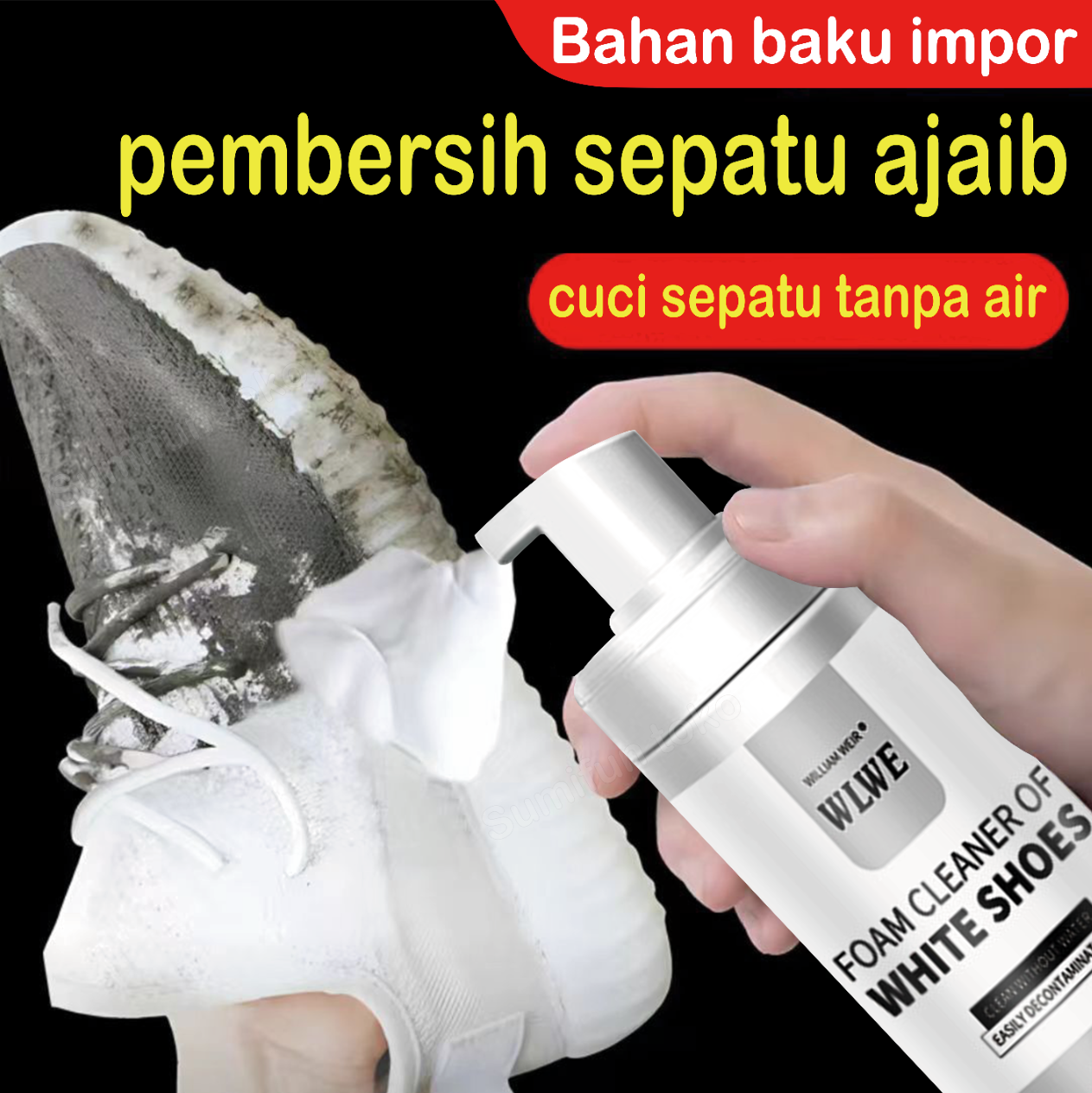 pembersih sepatu ajaib 200ml sabun pencuci sepatu / cuci sepatu tanpa ...