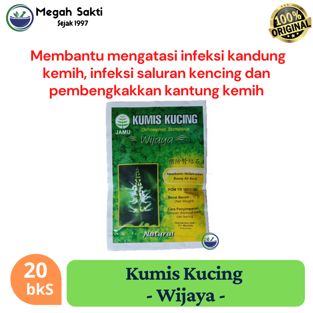 Jamu Kumis Kucing Wijaya 1 Bungkus Isi 20'S | Lazada Indonesia
