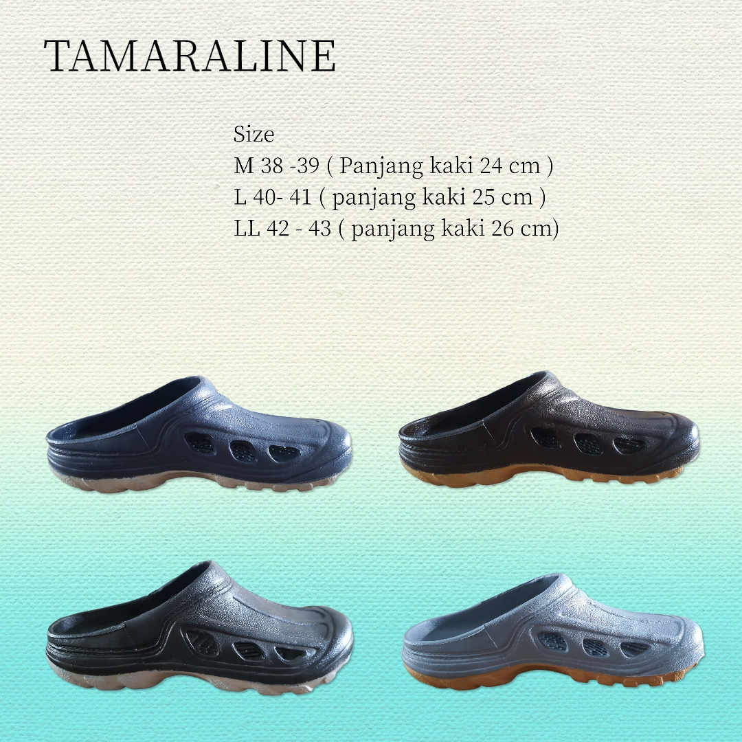 sandal karet pria casual berkualitas keren empuk sendal selop karet ...