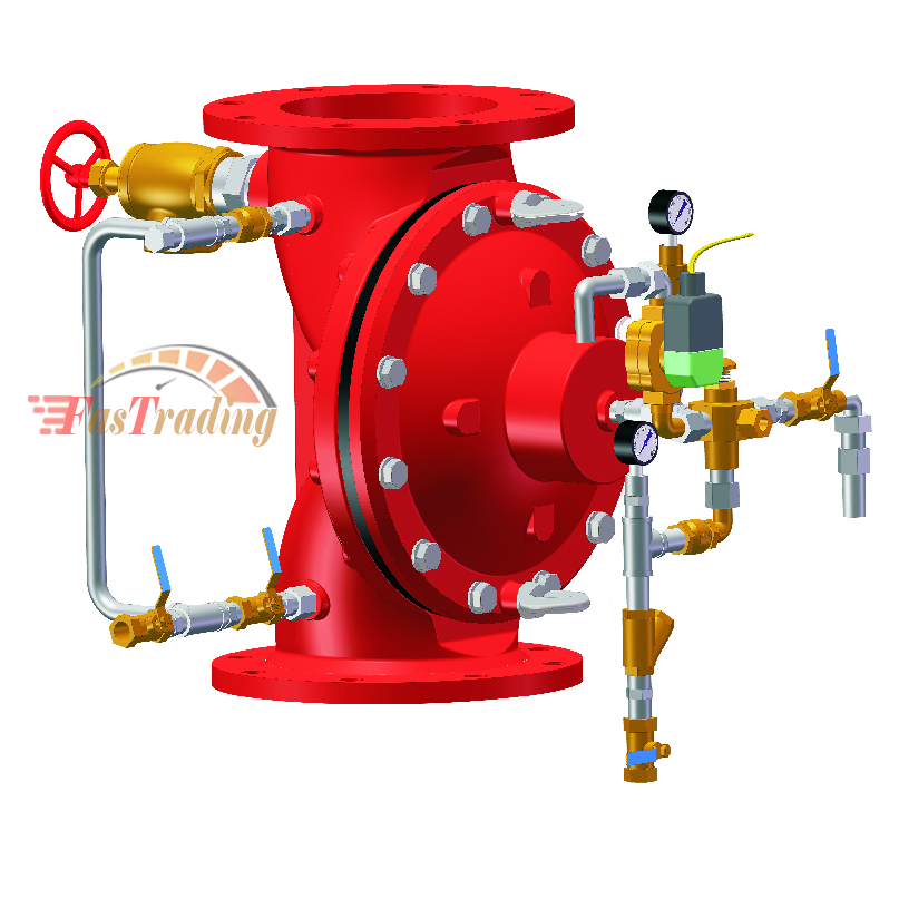 Weflo UL Deluge Valve 6” inch – Fig. 9266T-F Class 300 FL ANSI 150 ...