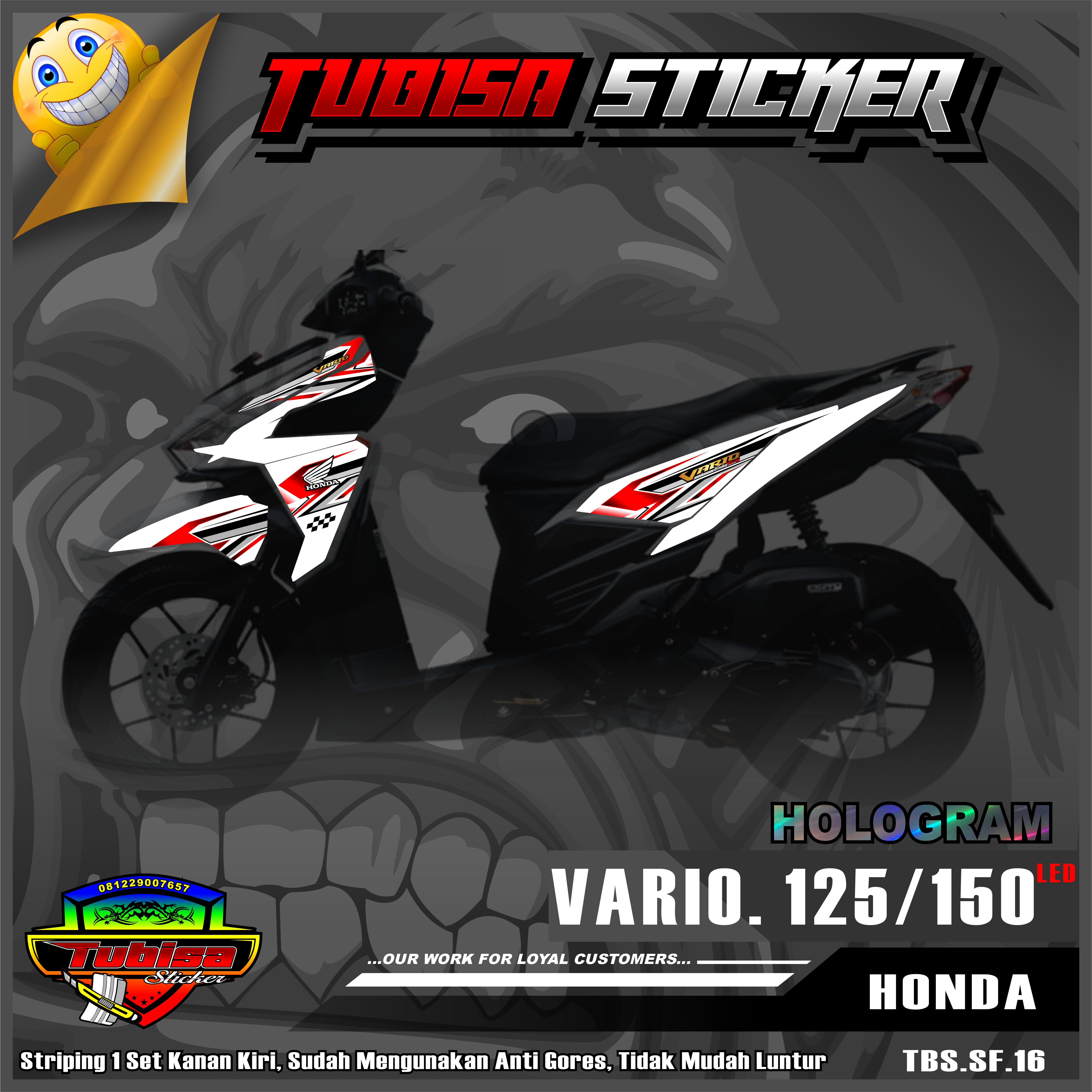 Sticker Striping Vario 125 -150 - Stiker Striping Variasi Motor Vario ...