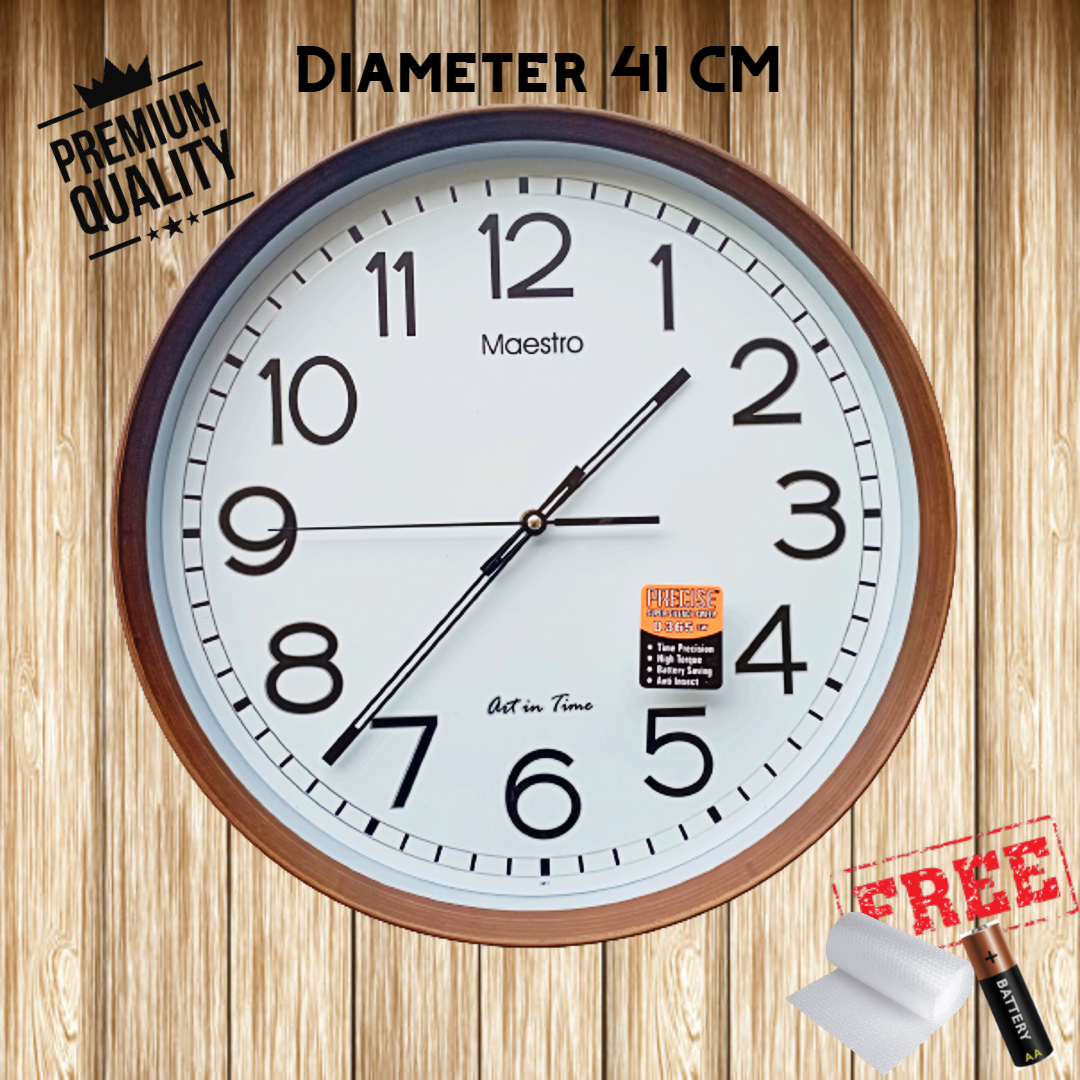 Jam Dinding Jumbo Premium Kamar Kantor Rumah Elegant Mewah Minimalis ...