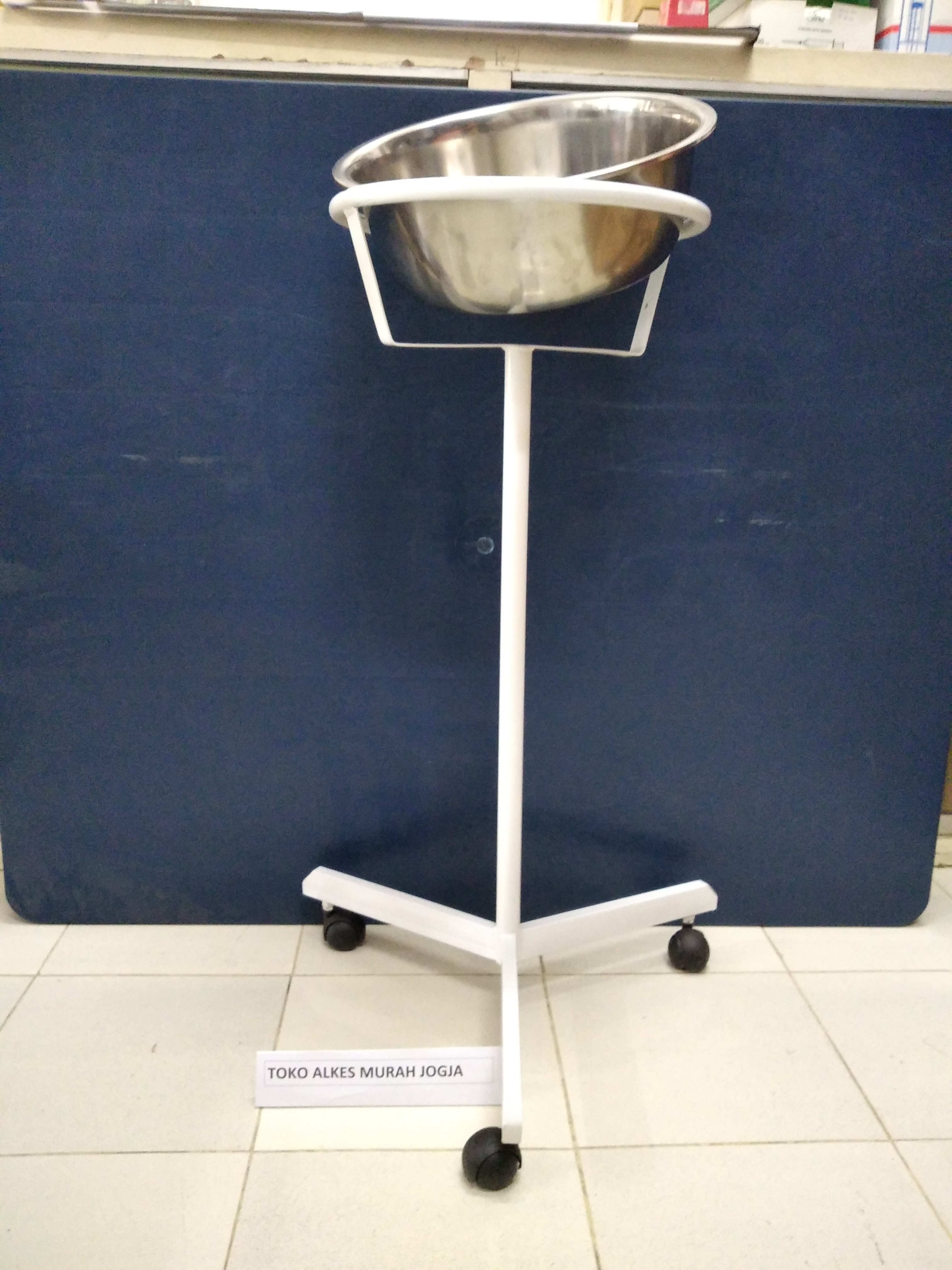 Waskom Trolley Baskom Cuci Tangan Cat/baskom stainles/waskom Medis ...