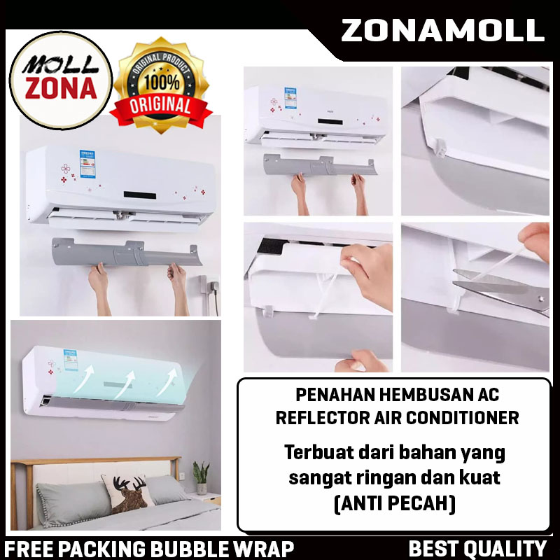 BISA COD - TALANG PENAHAN HEMBUSAN AC REFLECTOR AIR CONDITIONER PRAKTIS ...