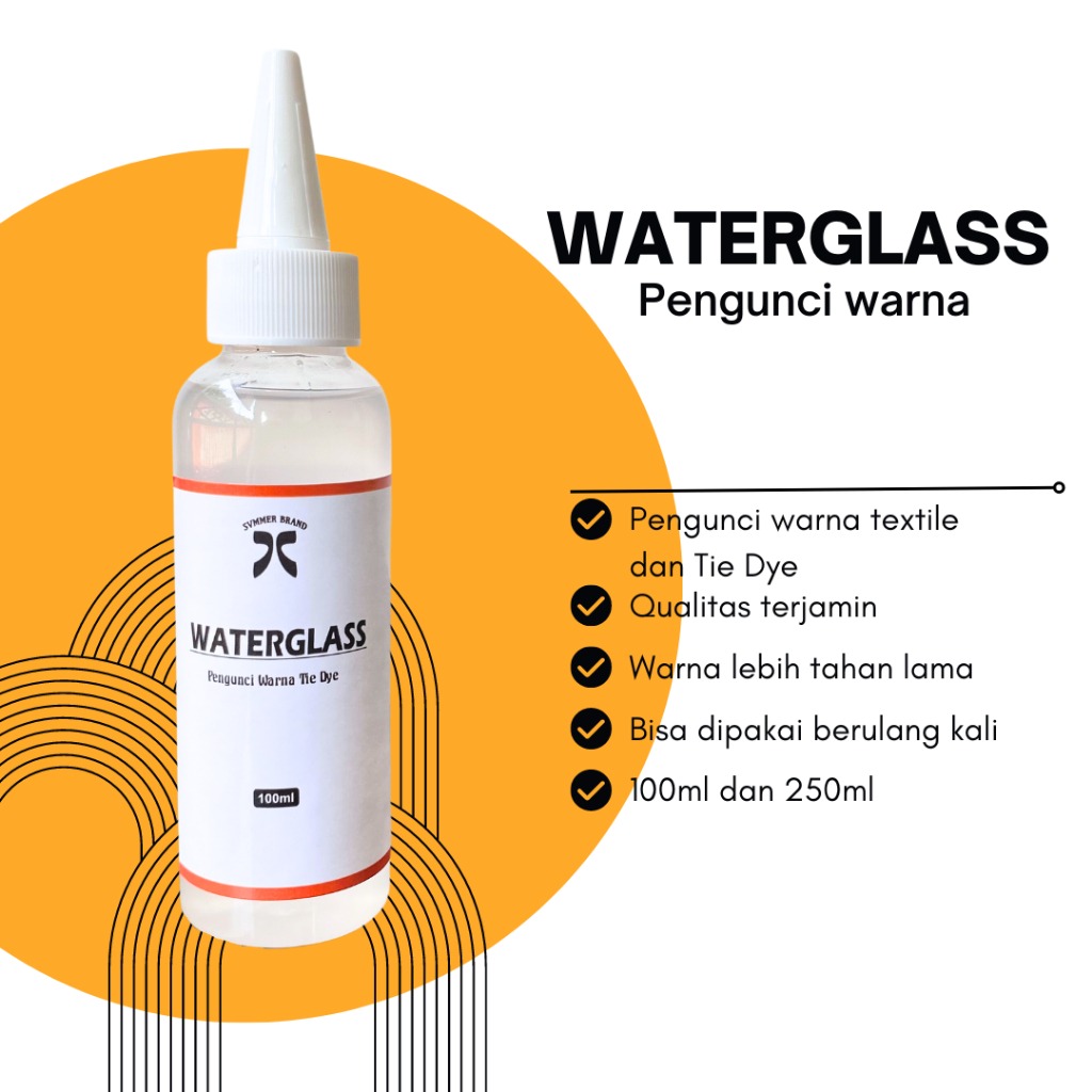 Waterglass Pengunci Warna Textile Tie Dye Penguat warna tekstile batik ...