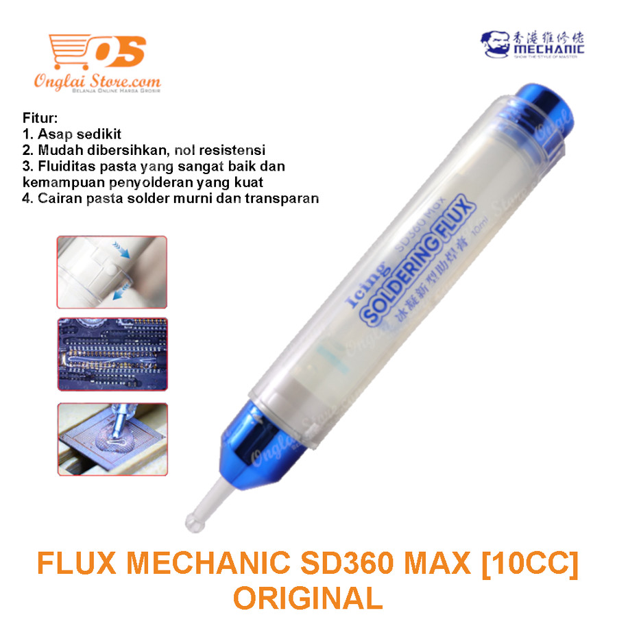 Flux Solder / Pasta solder / minyak Solder MECHANIC SD360 MAX [10CC] | Lazada Indonesia