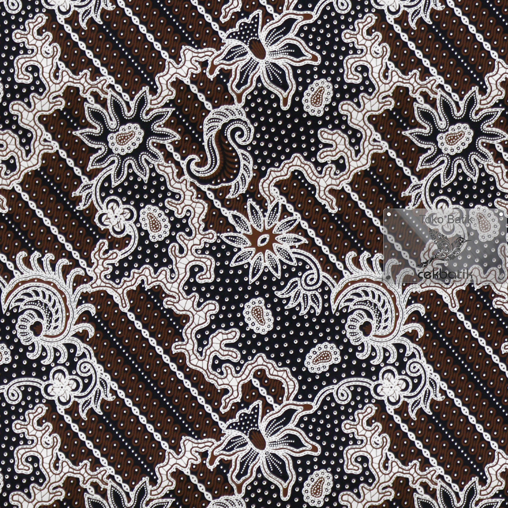 Cek Batik - Kain IL Batik Motif Modern ESPRESSO V10 (Ukuran 2 Meter ...