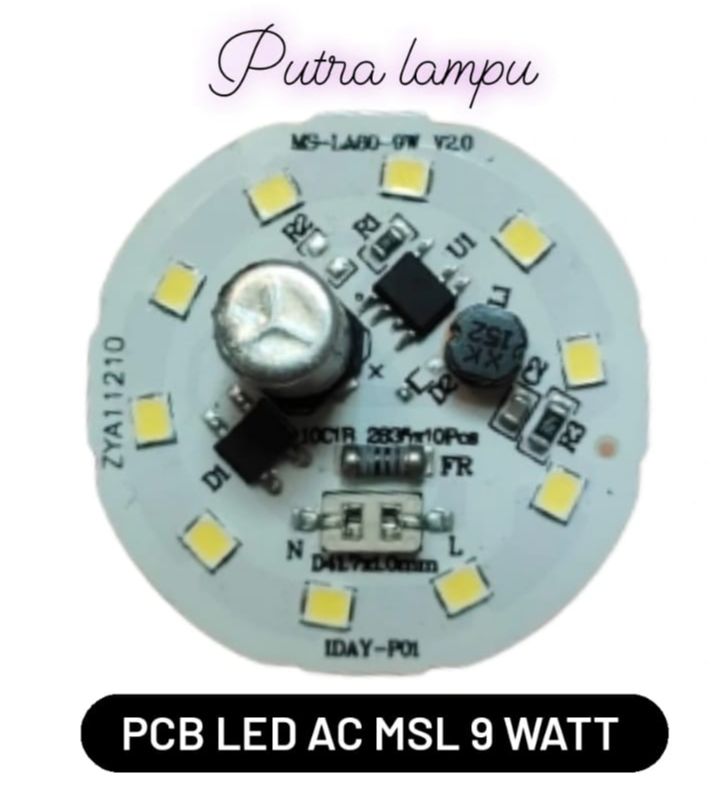 PCB LED AC/MESIN LAMPU LED AC 9 WATT MSL | Lazada Indonesia
