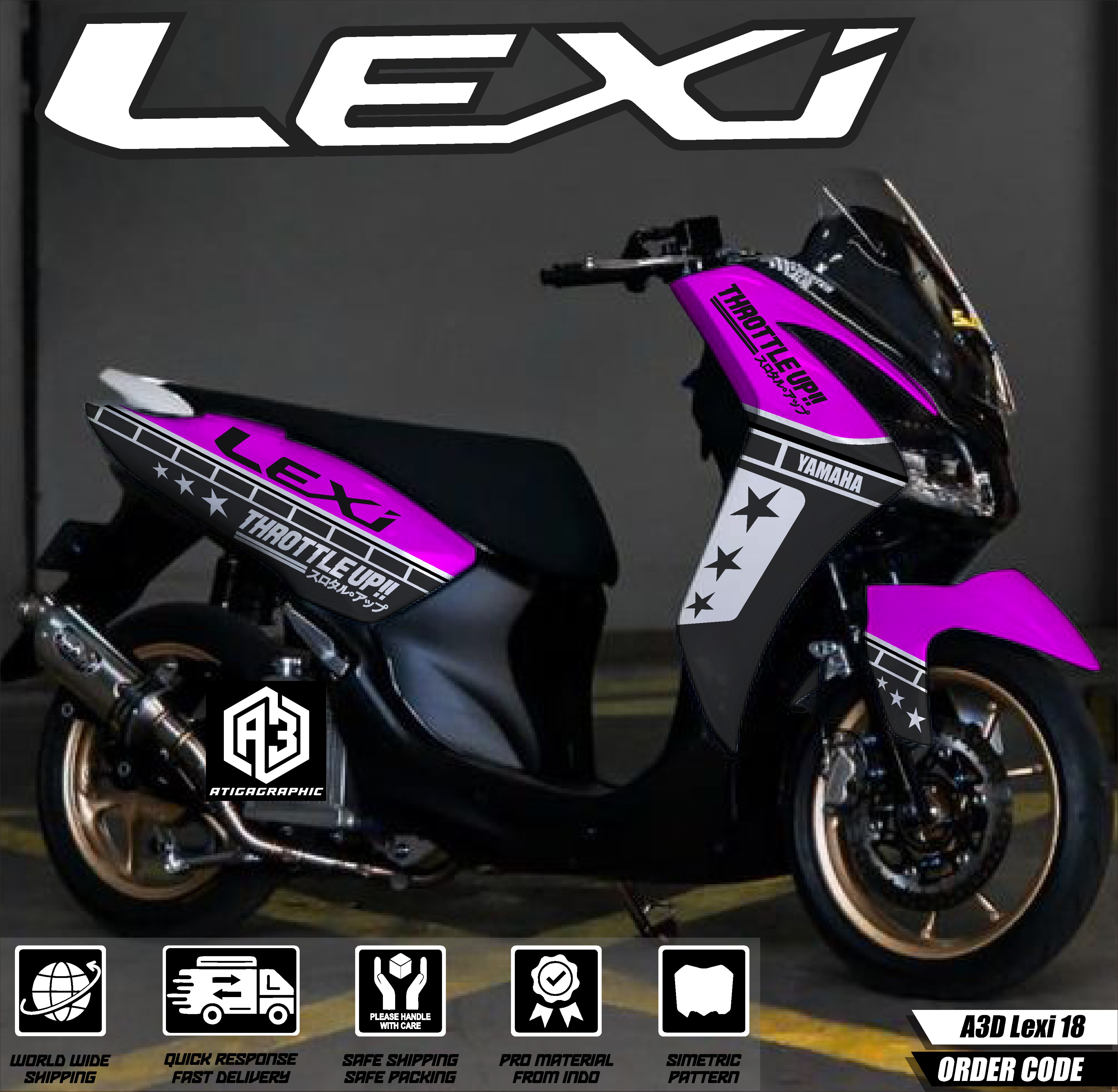 Decal Sticker Lexi Fullbody - Dekal stiker yamaha lexi terbaru ...