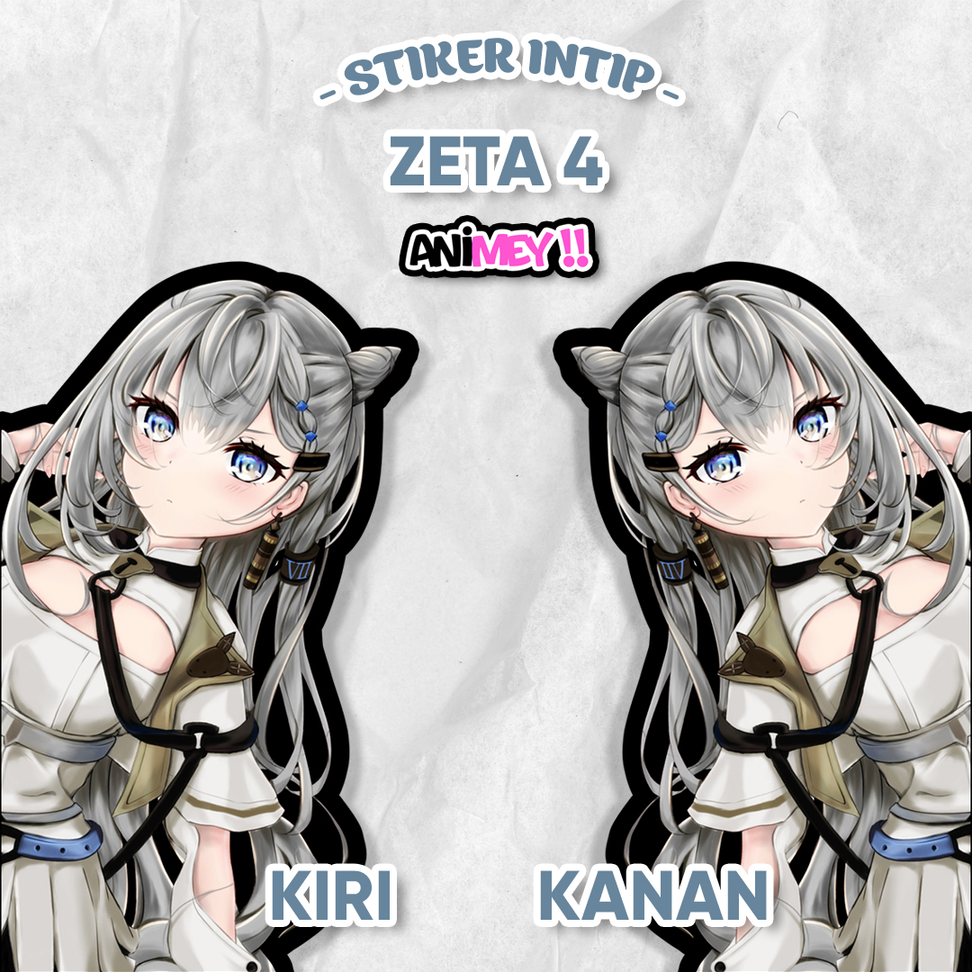 Stiker Intip Samping Vestia Zeta Hololive Vtuber Anime Sticker ...