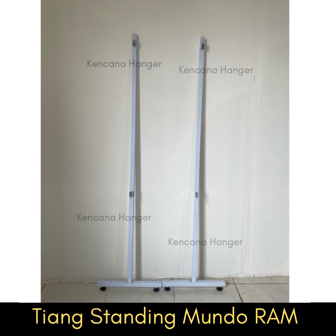 Tiang Mundo / Standing Rak Ram Wire Mesh Pajangan Aksesoris Wiremesh ...
