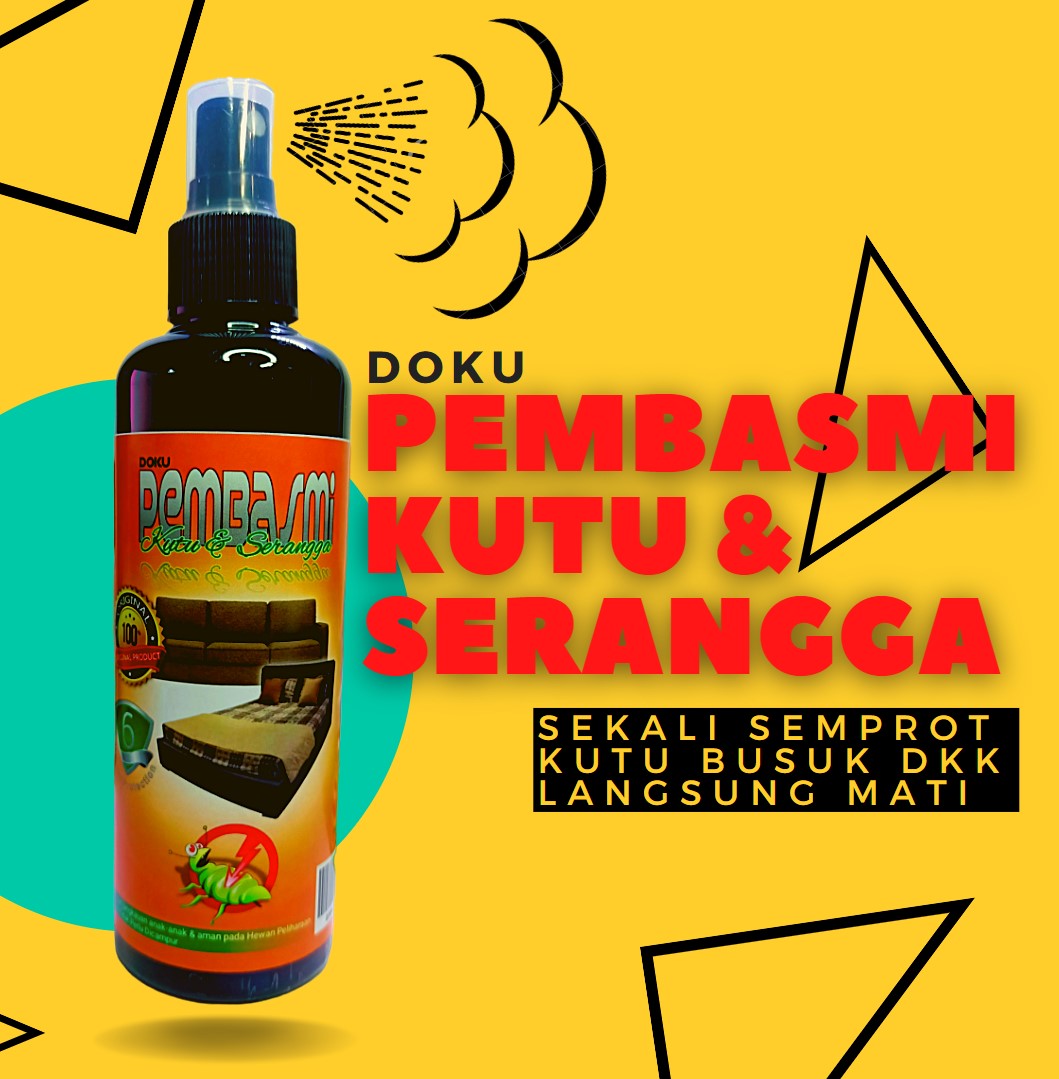 DOKU - PEMBASMI TUNGAU SPRAY RACUN SERANGGA PALING EFEKTIF MEMBUNUH ...
