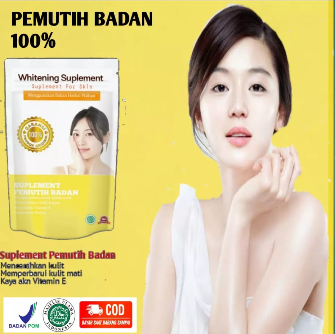 Obat Pemutih Badan Permanen/ 5 kapsul serum, pemutih badan permanen ...