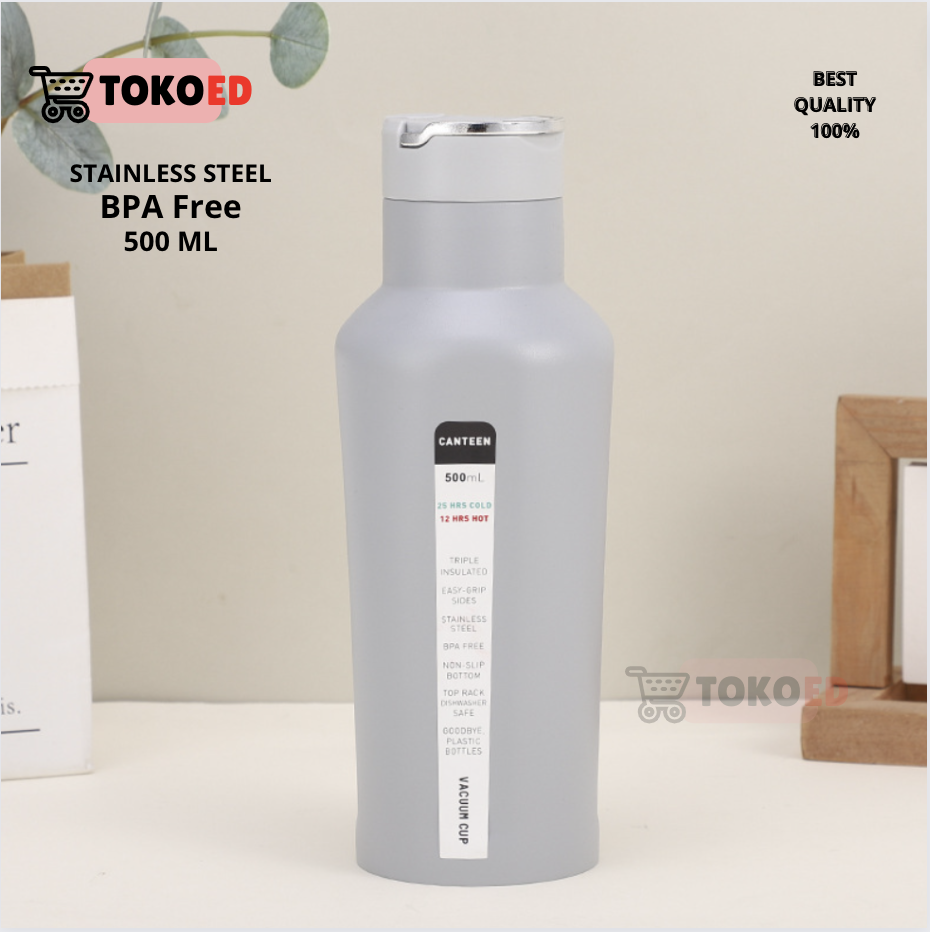 Tumbler Stainless Steel 4 Sisi Datar Canteen Termos Sultan Premium ...