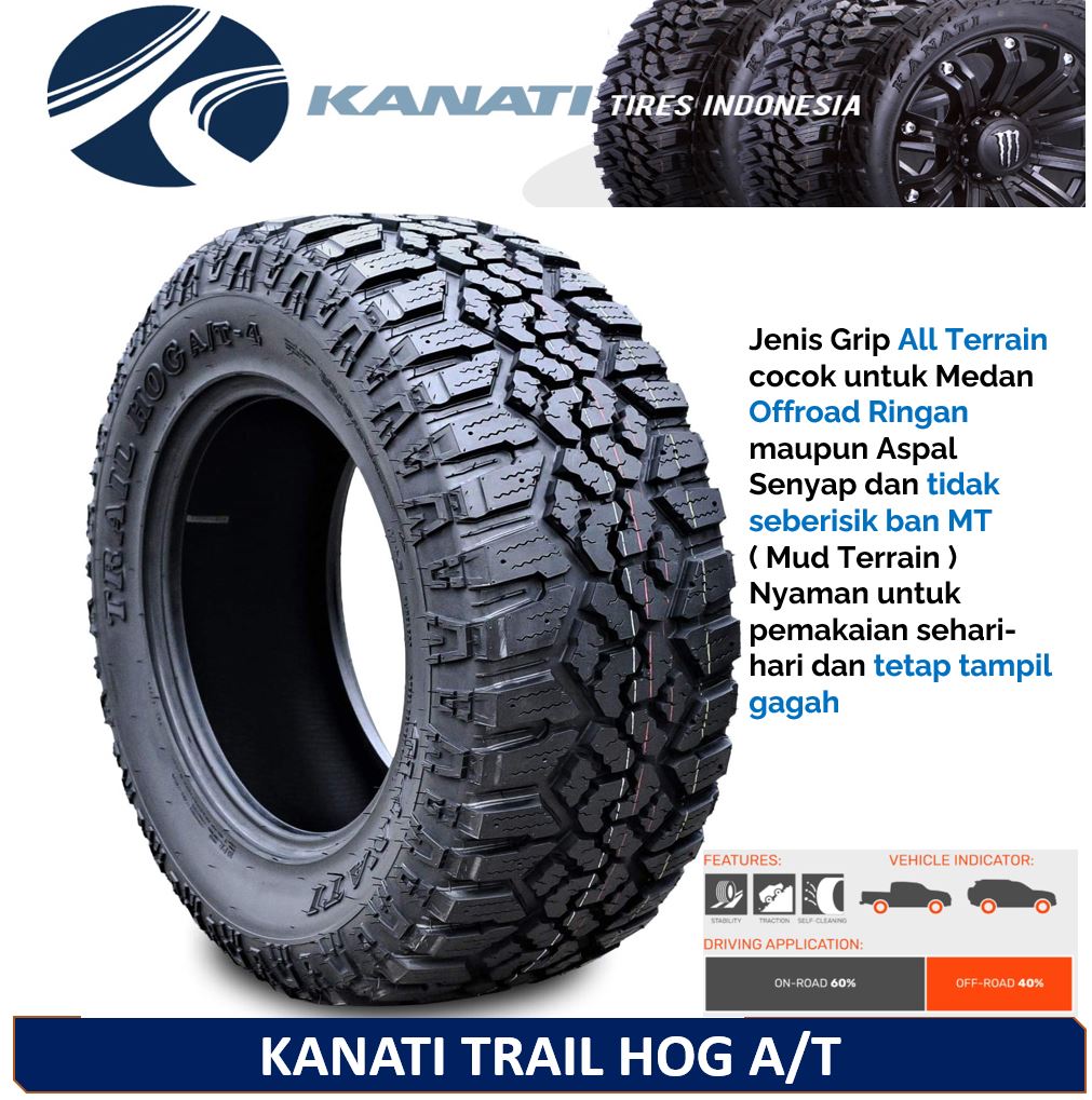 Kanati trailhog at 37X12.5 R17 tire car Jeep 4X4 4WD SUV semi offroad ...