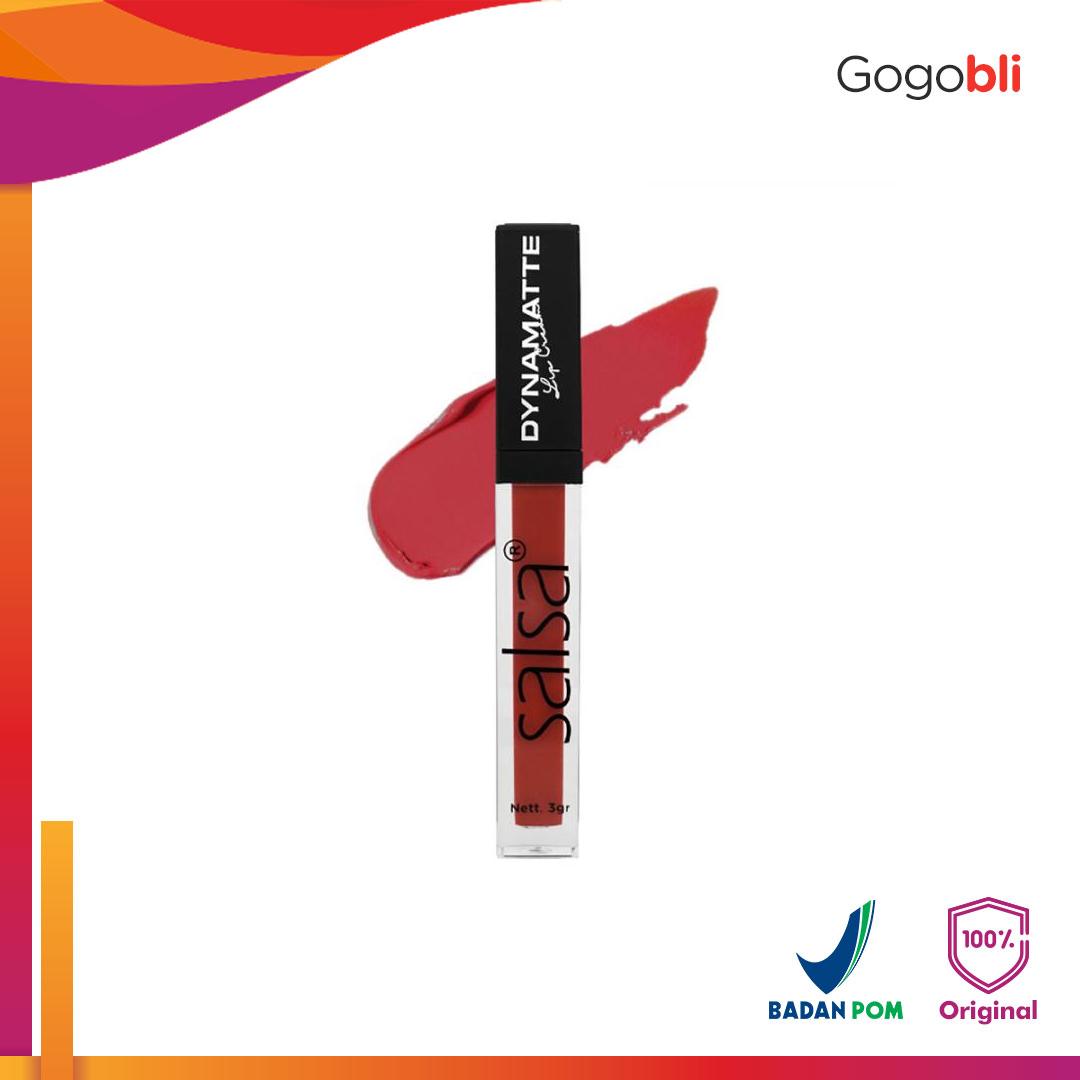 Salsa Cosmetics Dynamatte Lip Cream No.06 Passionate Red 5gr | Lazada ...