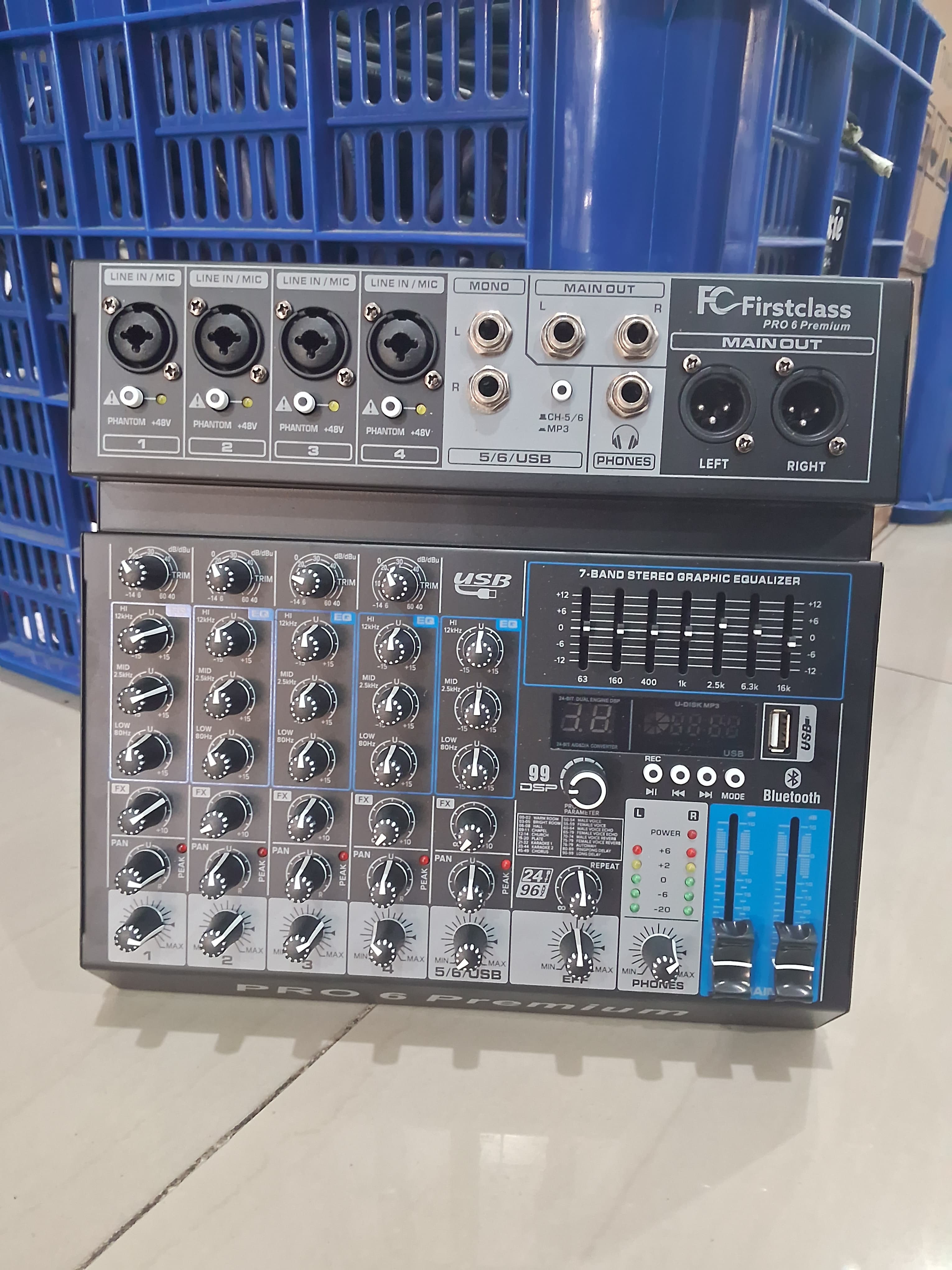 MIXER AUDIO FIRSTCLASS PRO 6 PREMIUM Mixer first class premium 6 ...