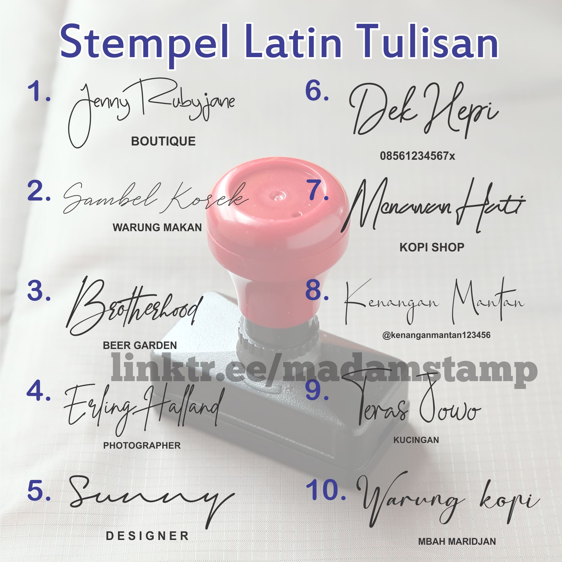 stempel nama latin logo toko brand tulisan tanda tangan desain flash ...