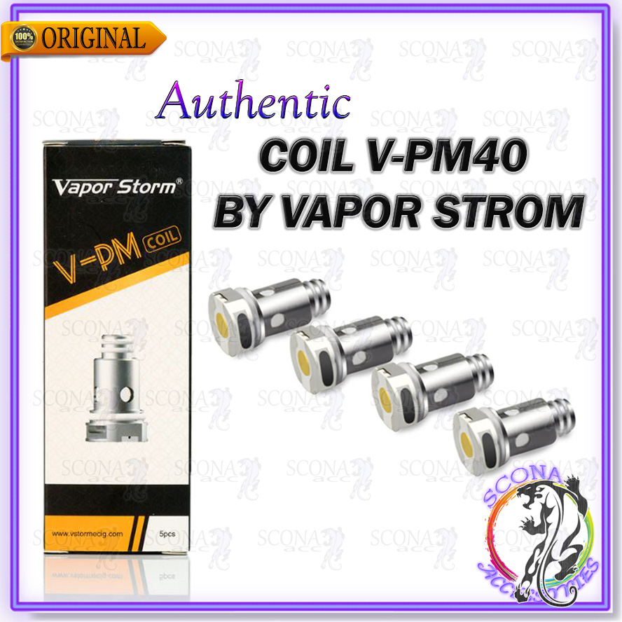 Authentic Coil V-PM40 ohm 0.3 by VAPOR STORM | Lazada Indonesia