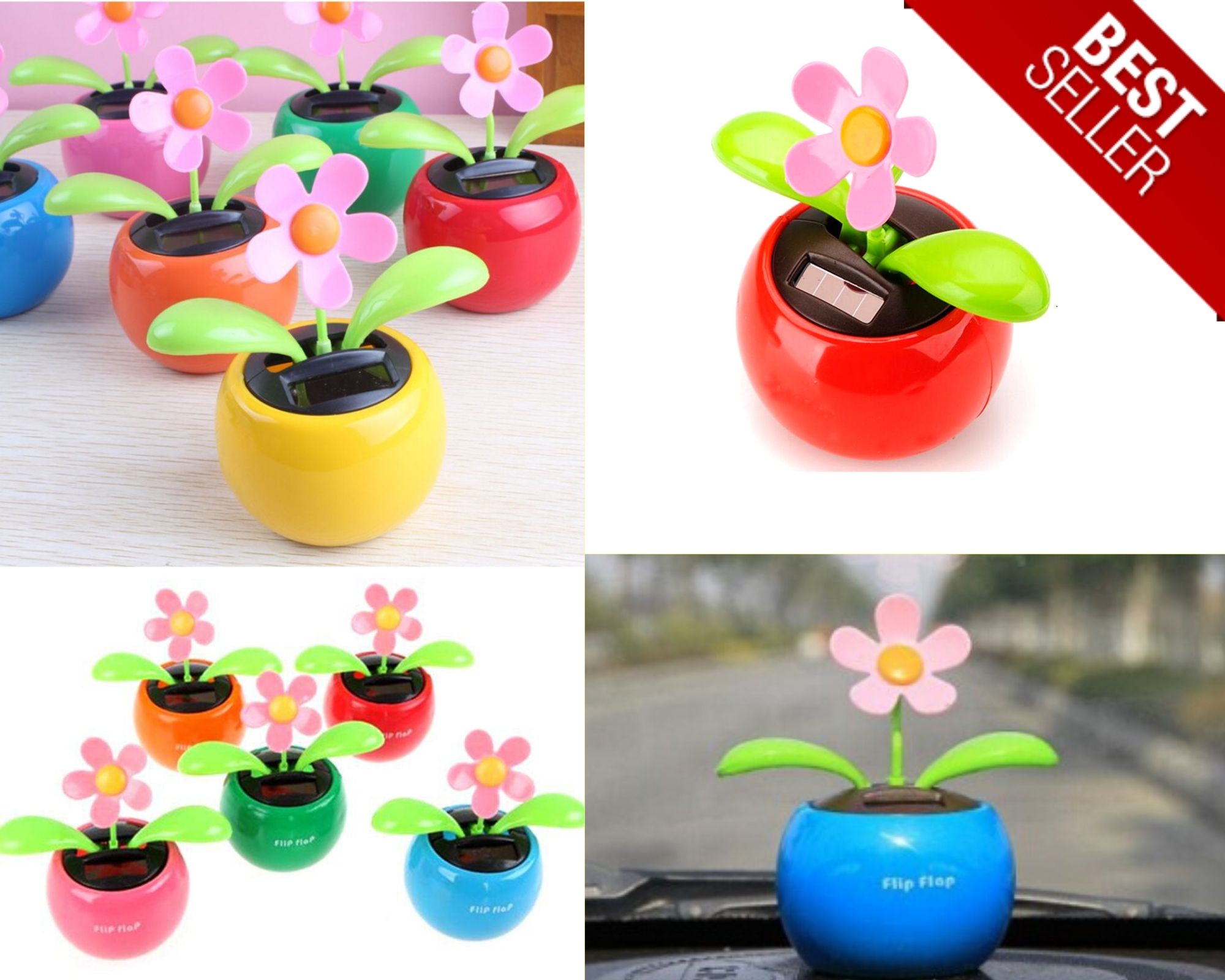 Sopo Ngiro Flip Flap Bunga Goyang Hiasan Mobil Interior - Pajangan ...