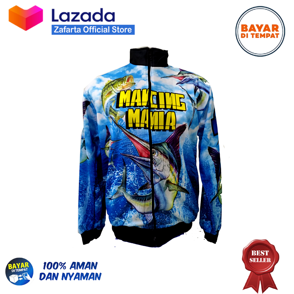 Jaket Full Print Mancing Terbaru / Mancing Mania Terlaris / Jaket Pria ...