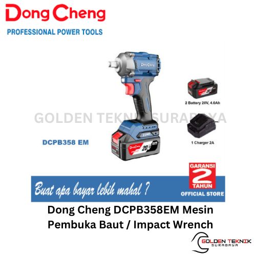 Dong Cheng Mesin Pembuka Baut DCPB358EM / DCPB 358 EM Impact Wrench ...