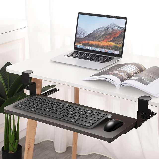 Keyboard Tray clamp on Kybot Pro / Tempat keyboard komputer dan mouse ...