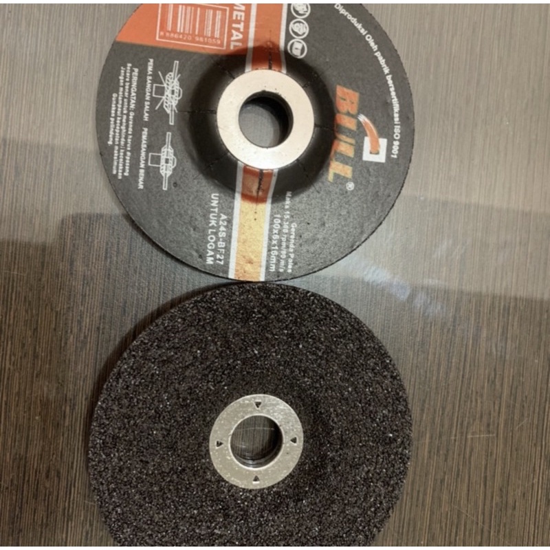 Mata poles grenda 4 inch x tebal 6mm as 16 mm BULL gerinda gerenda ...