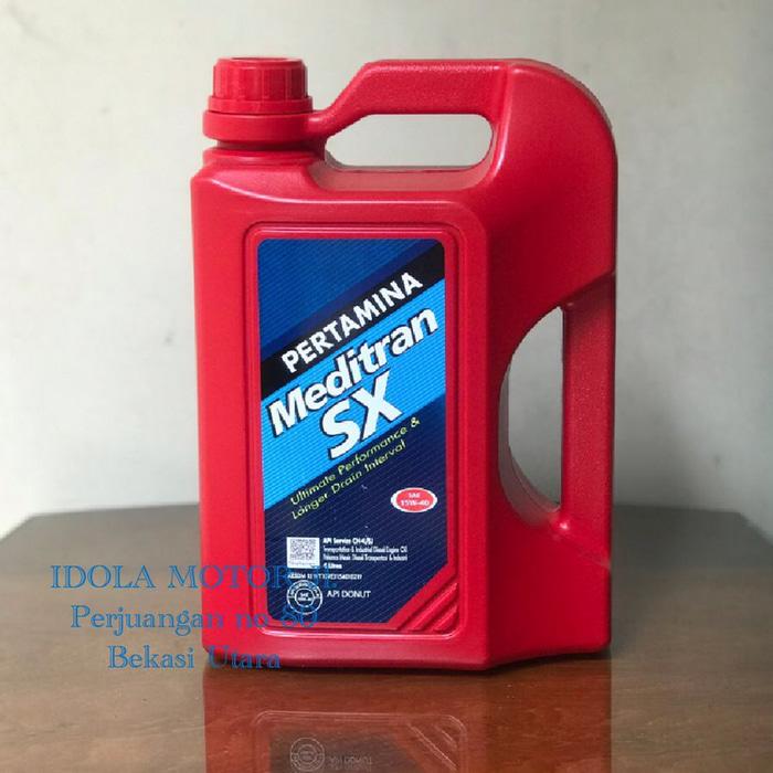 Oli pertamina diesel meditran SX sae 15w-40 isi 4 liter | Lazada Indonesia