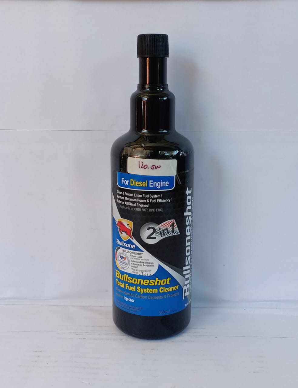 BULLSONE SHOT TOTAL FUEL SYSTEM CLEANER 2in1 DIESEL ENGINE 500ml ...