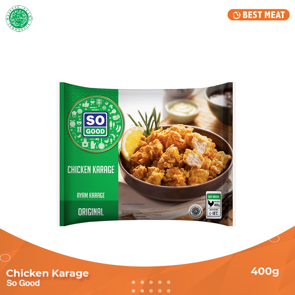 Karaage So Good 400 gr - Fillet Paha Ayam Pilihan yang Dipadukan dengan ...