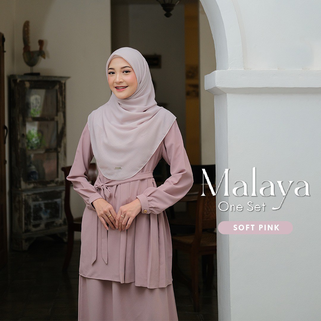 New Malaya One Set Baju Kurung Wanita Malaysia Terbaru 2024 | Lazada ...