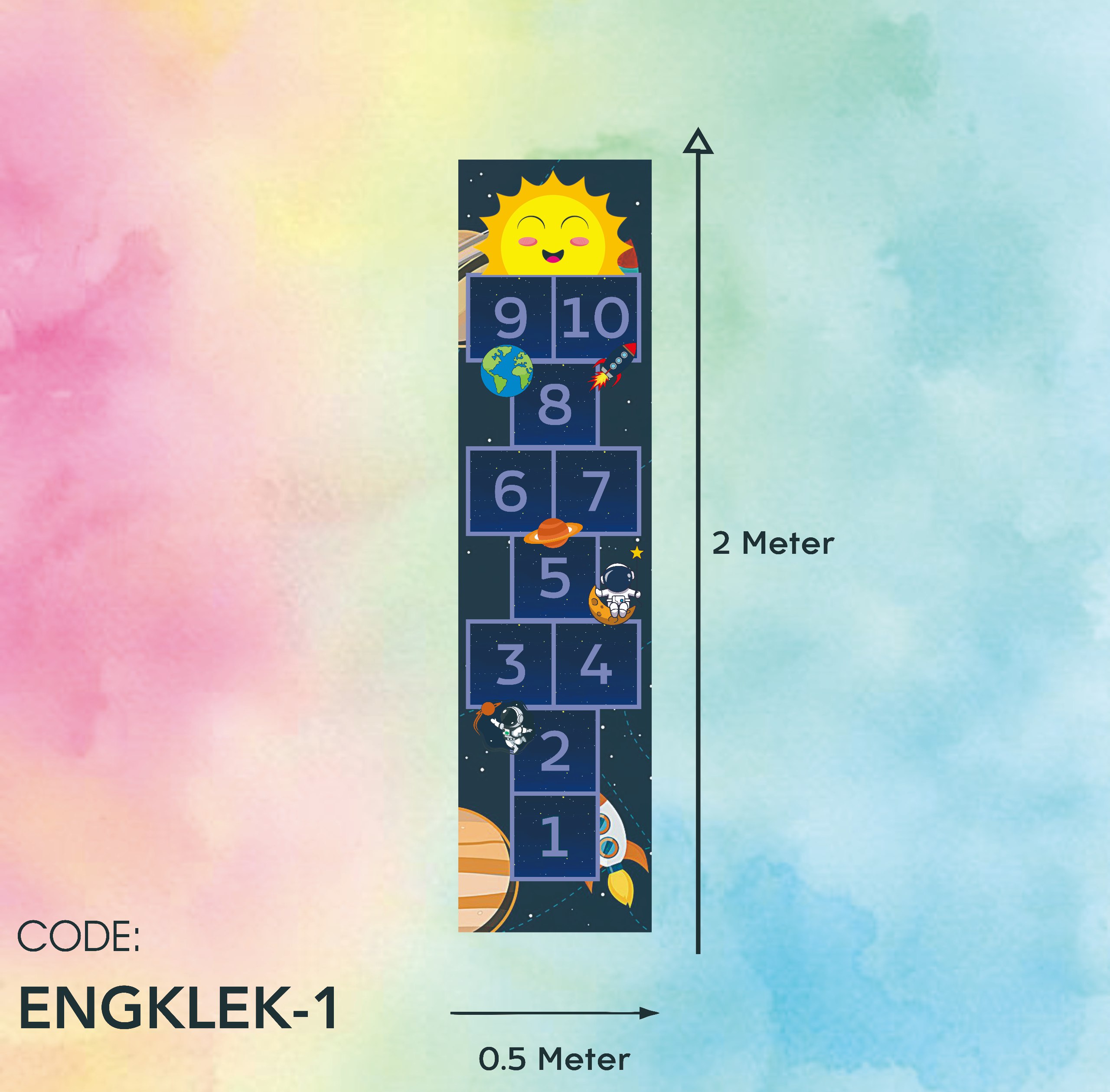 Mainan Tradisional Engklek Best Seller - Manda - Tengge Tengge ...