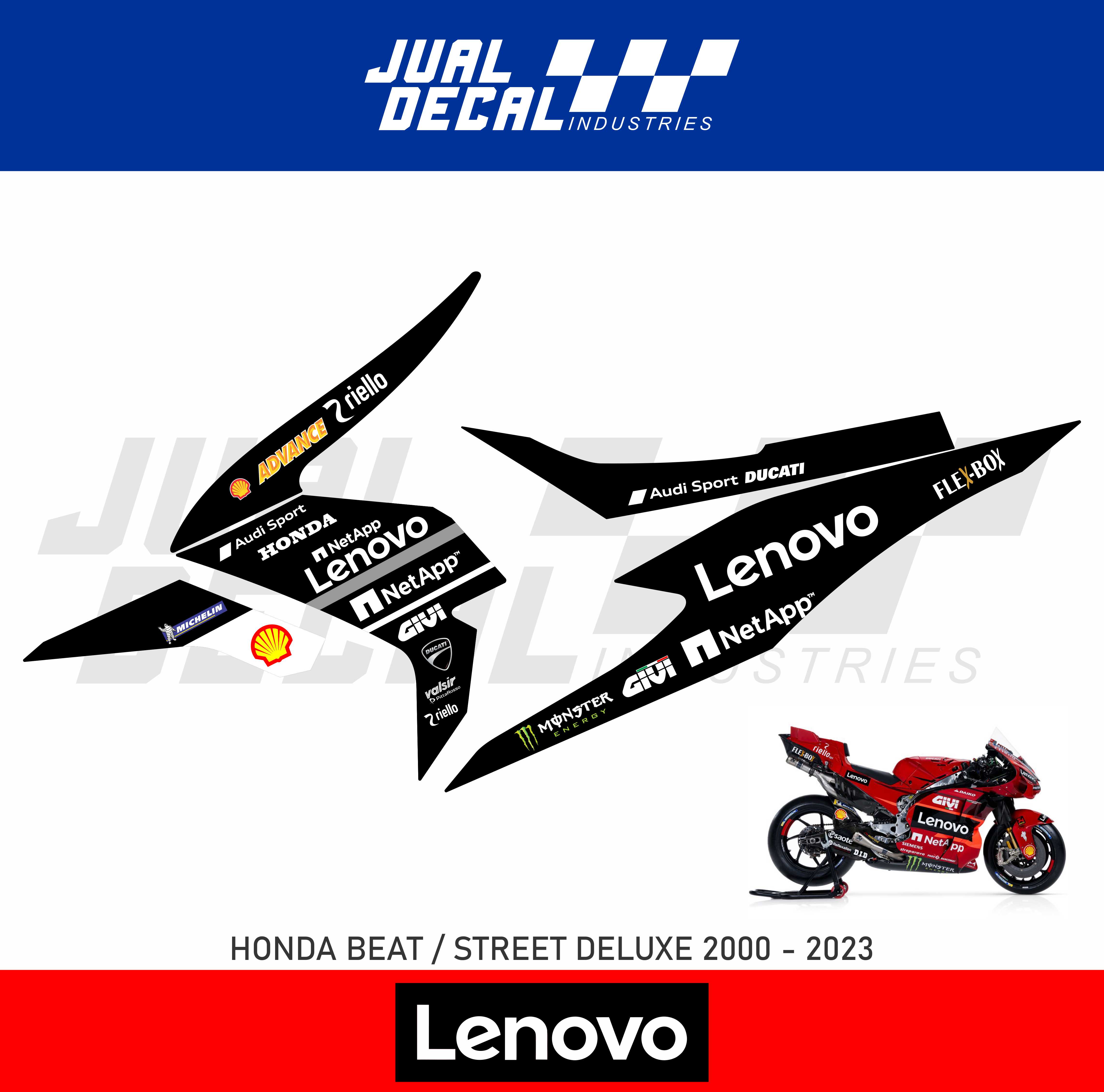 Stiker Honda Beat Deluxe Street LENOVO DUCATI MotoGP Team Livery 2020 ...