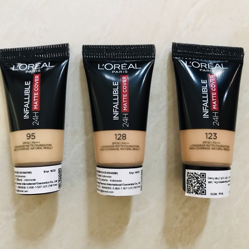 L'Oreal Paris Infallible 24H Pro-Matte Liquid Foundation 5ml | Lazada ...