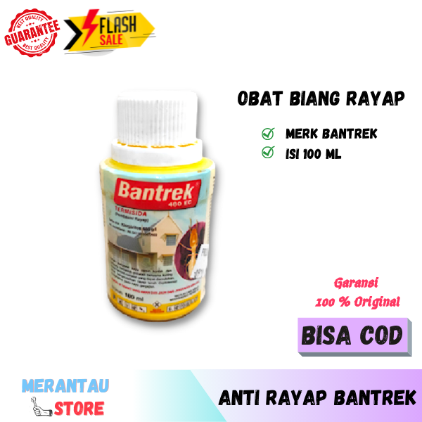 Obat Biang Rayap Kayu Bantrek 100 ml Anti Rayap Ampuh Pembasmi Rayap ...
