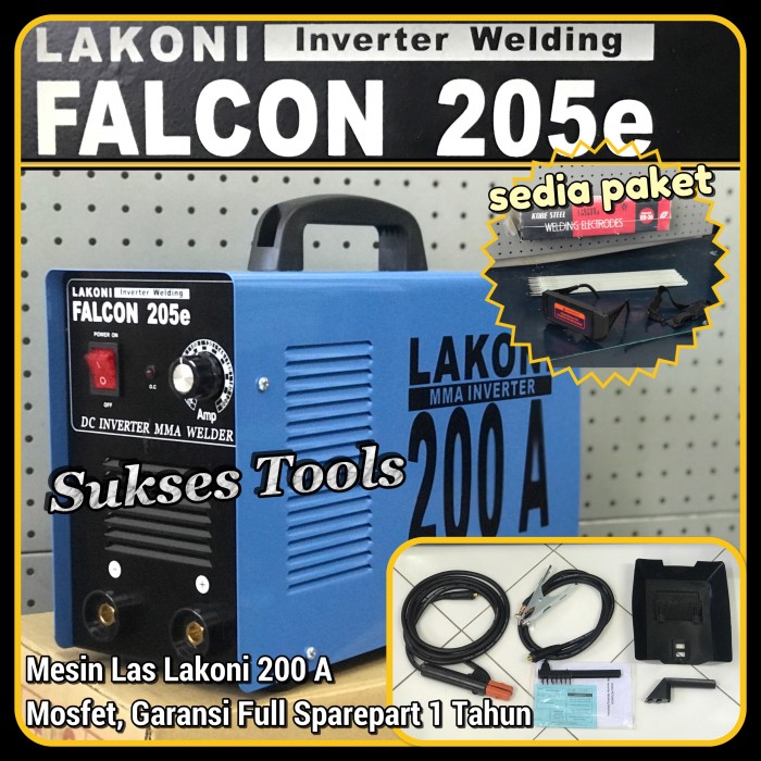 Falcon 205 E 205E Mesin Las Lakoni 200 A Trafo Trafo Las Inverter ...