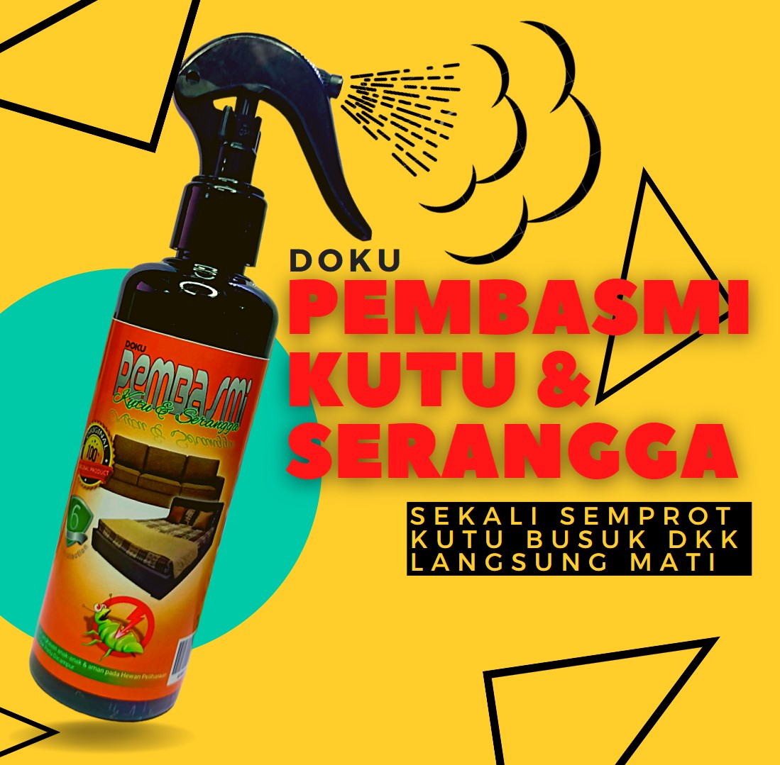 DOKU - PEMBASMI TUNGAU SPRAY RACUN SERANGGA PALING EFEKTIF MEMBUNUH ...