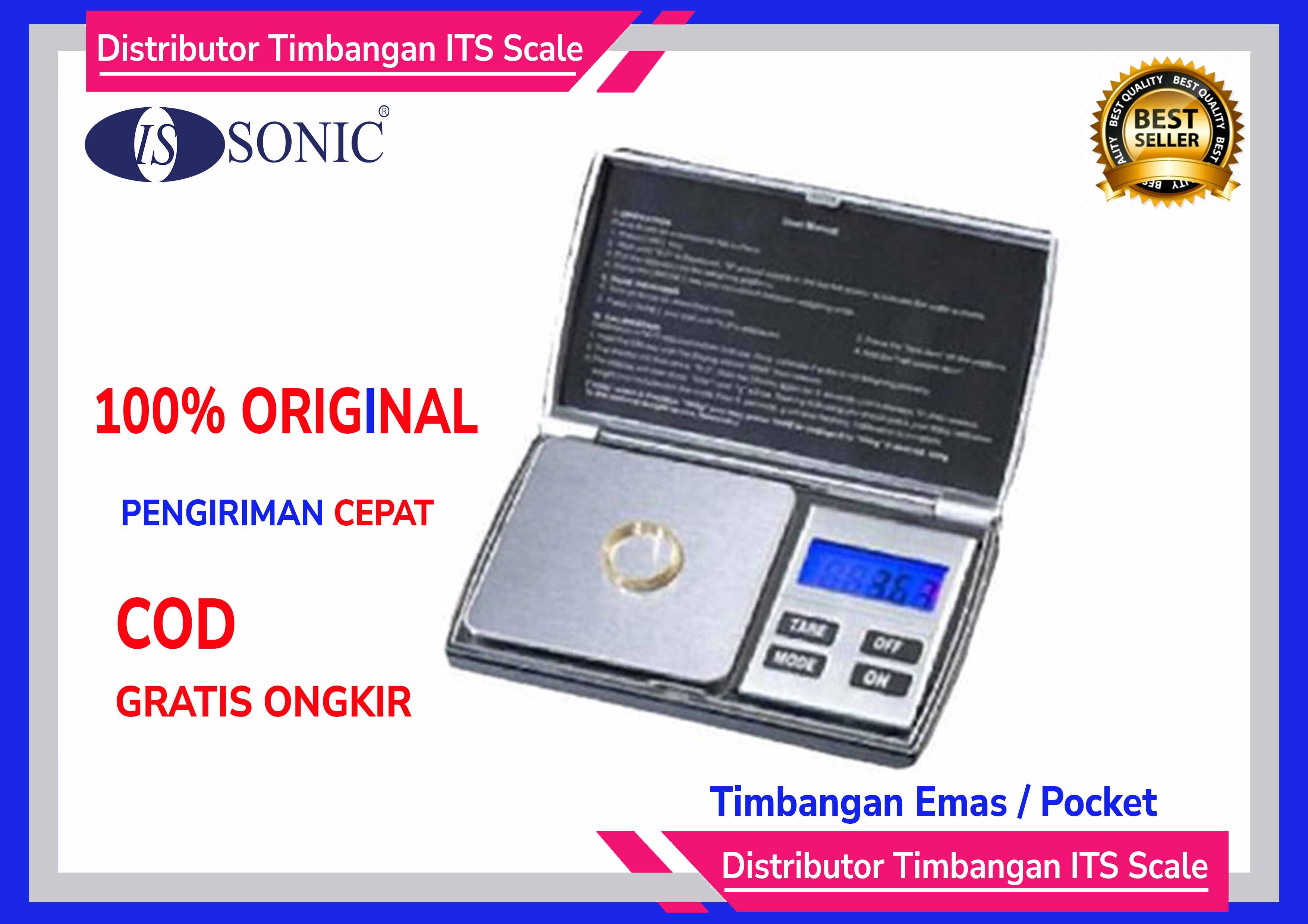 Timbangan Emas / Timbangan Pocket Sonic PS - 532 Kap 300gr | Lazada ...