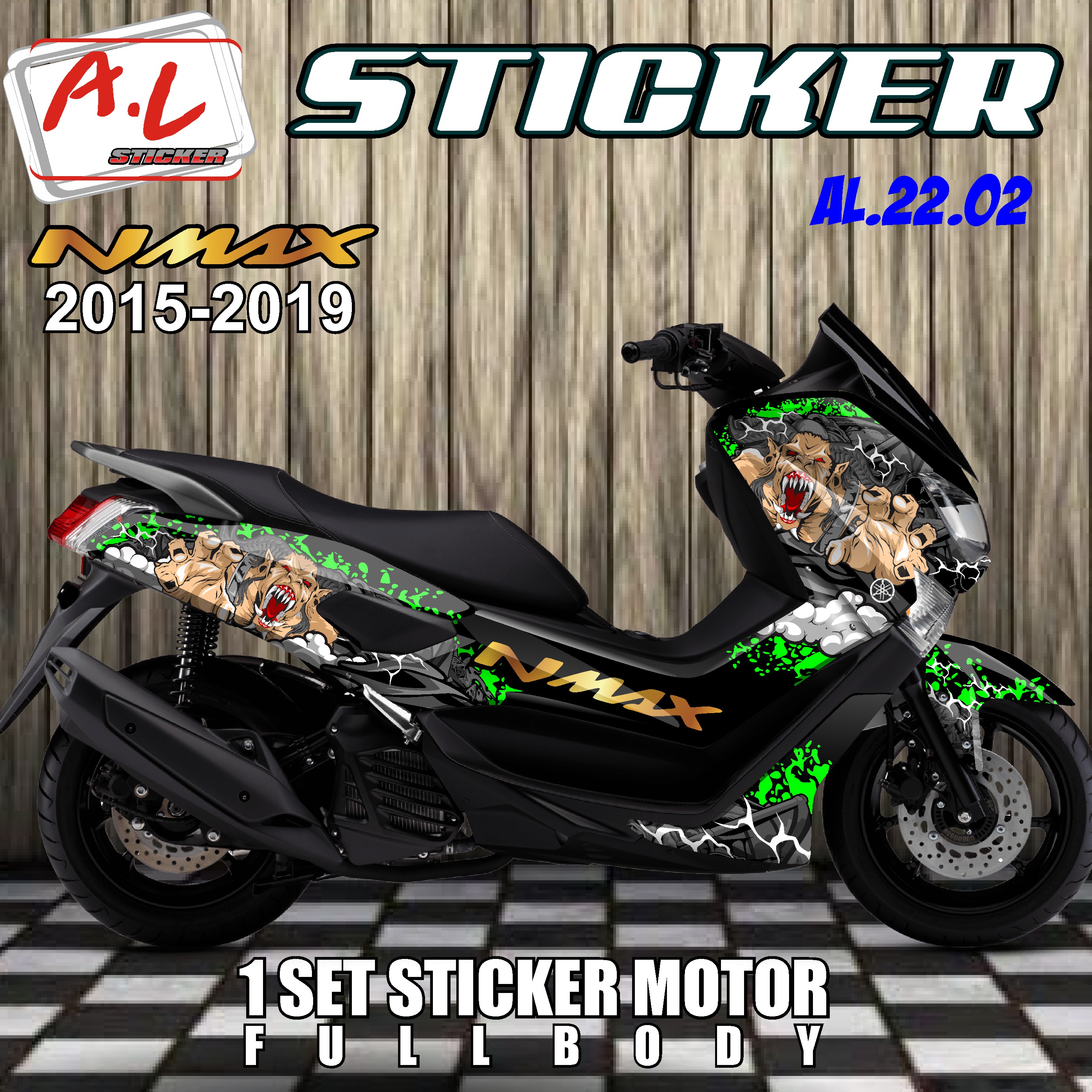 COD Decal Sticker Yamaha NMAX OLD Fullbody DESAIN TER BARU TER KECE TER ...