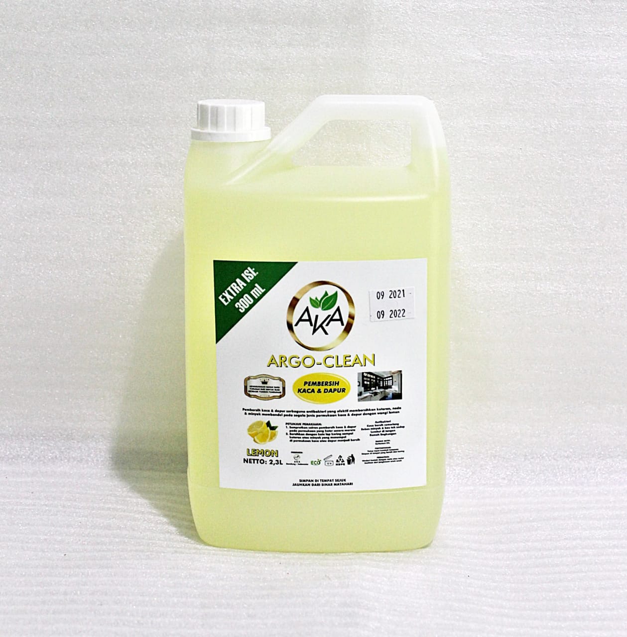 PEMBERSIH KACA & DAPUR JERIGEN 2 LITER & 5 LITER AKA PREMIUM ARGO-CLEAN ...