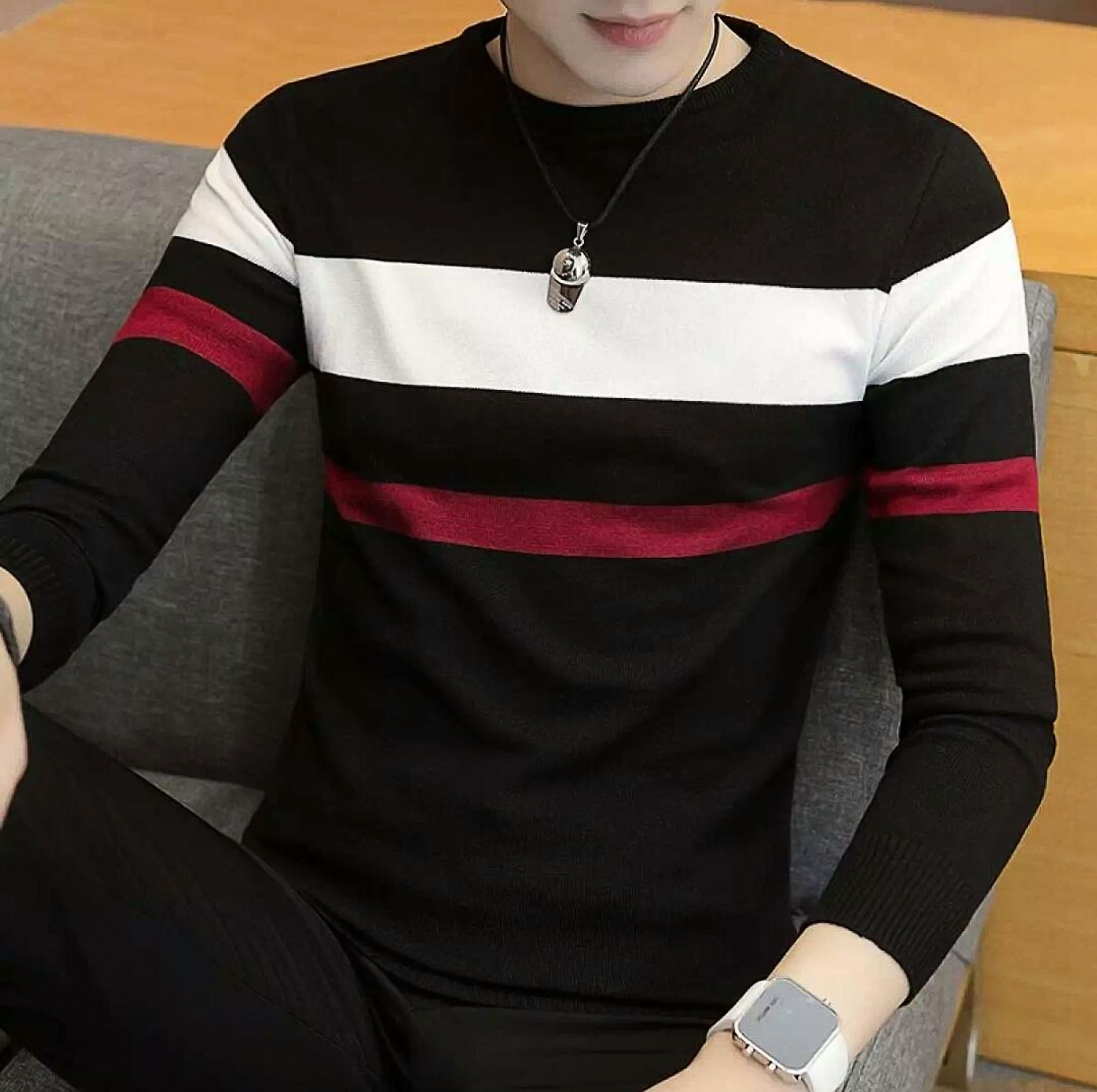 NR Sweater Rajut Oblong 12 Get Pria Terbaru Murah Elegant Motif ...
