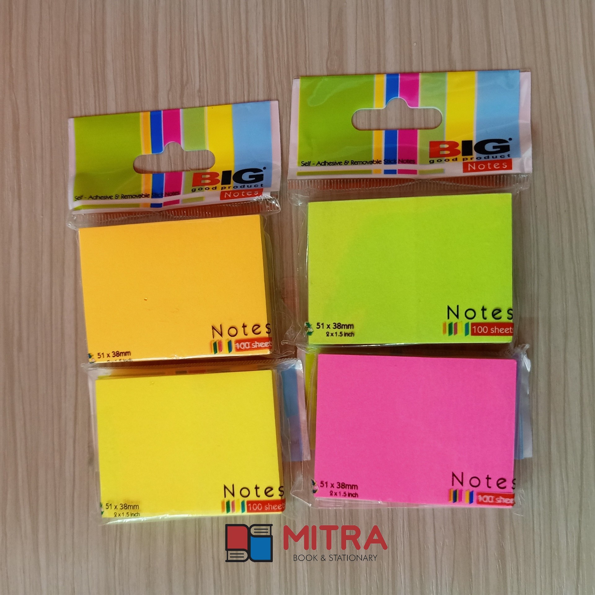 Stick note / post it BIG 51x38mm Rainbow | Lazada Indonesia