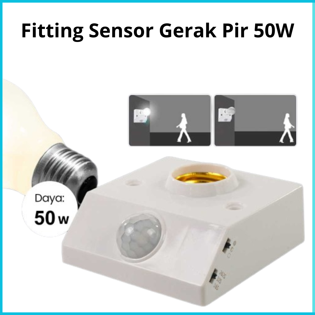 COD Cepat Fitting Lampu Otomatis Sensor Gerak + Delay Motion Light ... COD Cepat Fitting Lampu Otomatis Sensor Gerak + Delay Motion Light ...