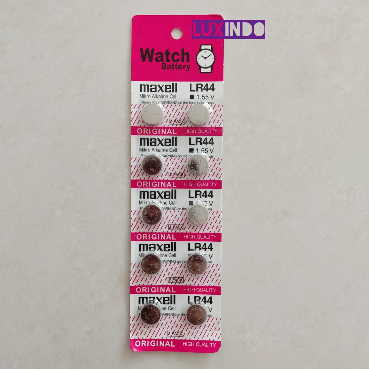 Baterai Maxell LR44 1.55V (isi 10 pcs) | Lazada Indonesia