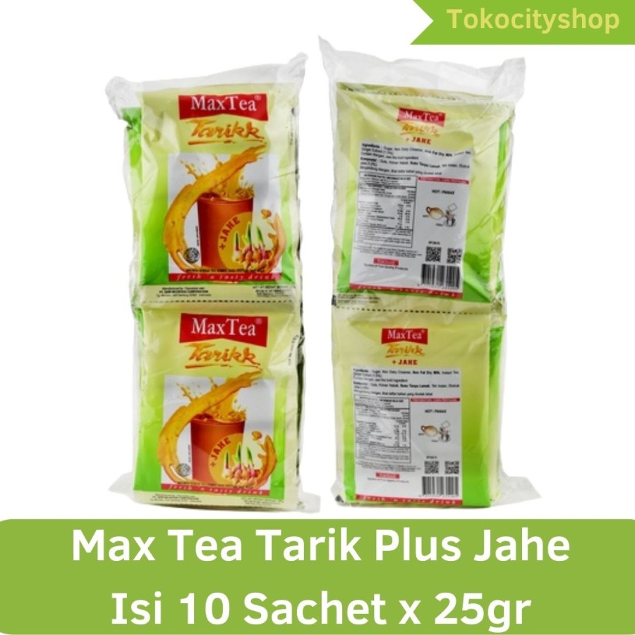 Max Tea Tarik Plus Jahe / Isi 10 Sachet x 25gr | Lazada Indonesia